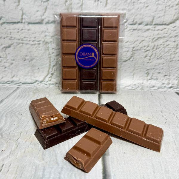 Soft Caramel Triple Bar Pack - Oban Chocolate Company