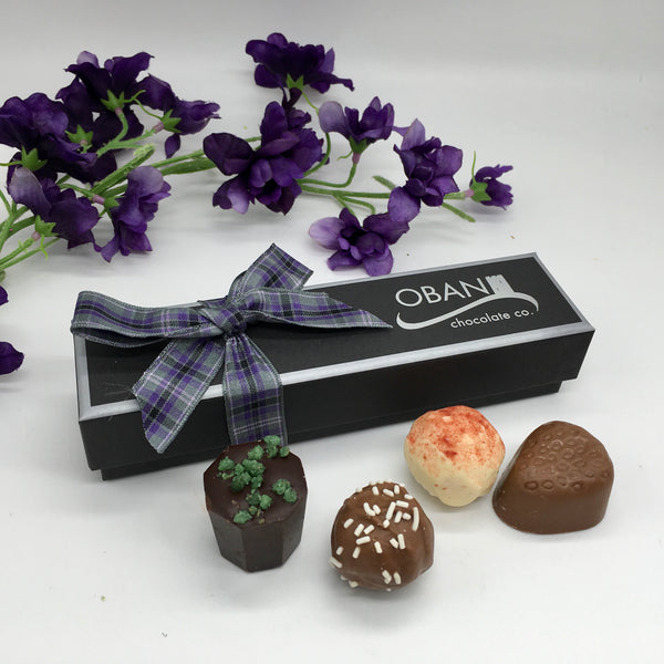 4 choc gift box - Oban Chocolate Company